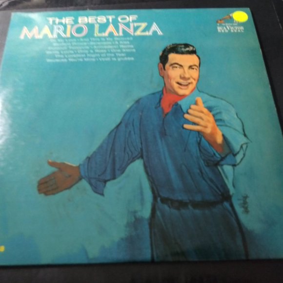 Media | The Best Of Mario Lanza Vg Original Rare Label Mono Rca Victor ...